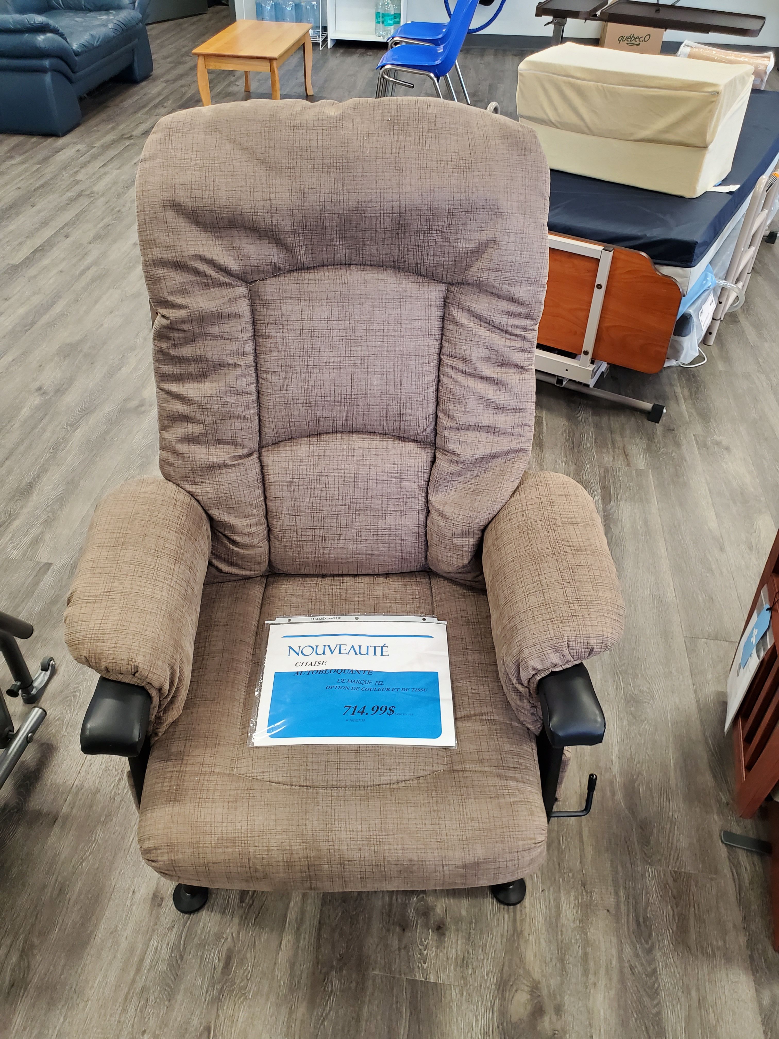 Chaise berçante autobloquante de PEL (761927-15) • ESKair